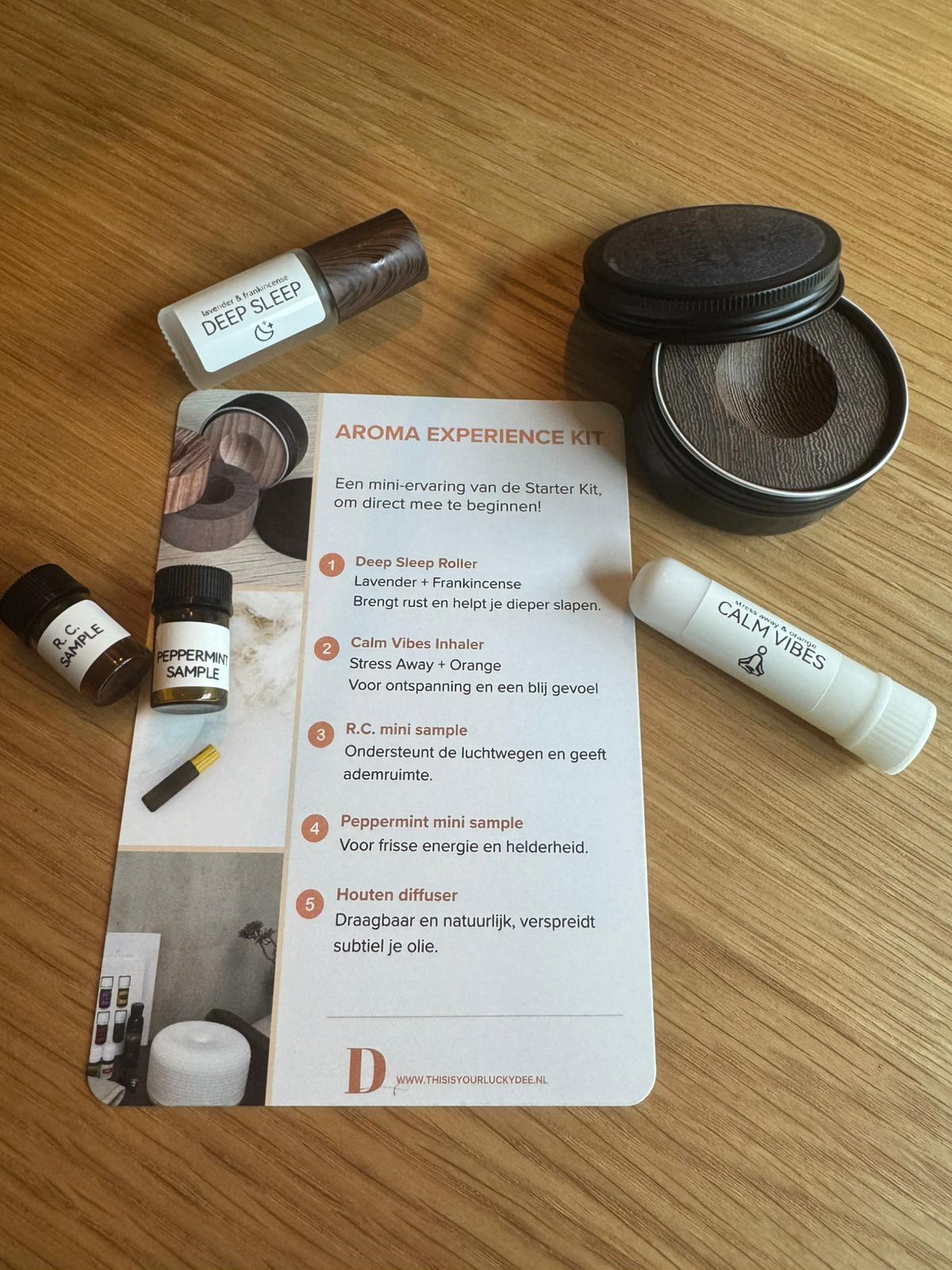 Aroma Experience Kit – sample pakketje